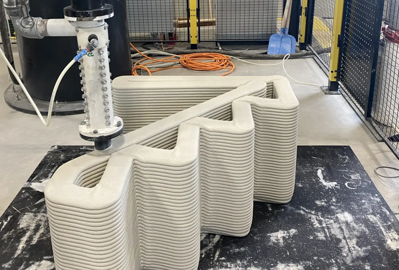 3D Beton printen – betonformules en richtlijnen voor de bouwsector - BEXTRUS